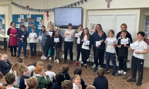 St James CE Primary School - Pupils Presented with their CCA Awards by ...